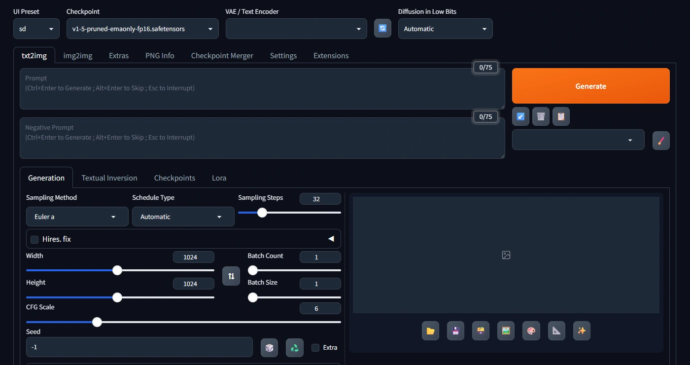 Forge Neo UI: How to Generate Images (June 2026) | Thunder Compute